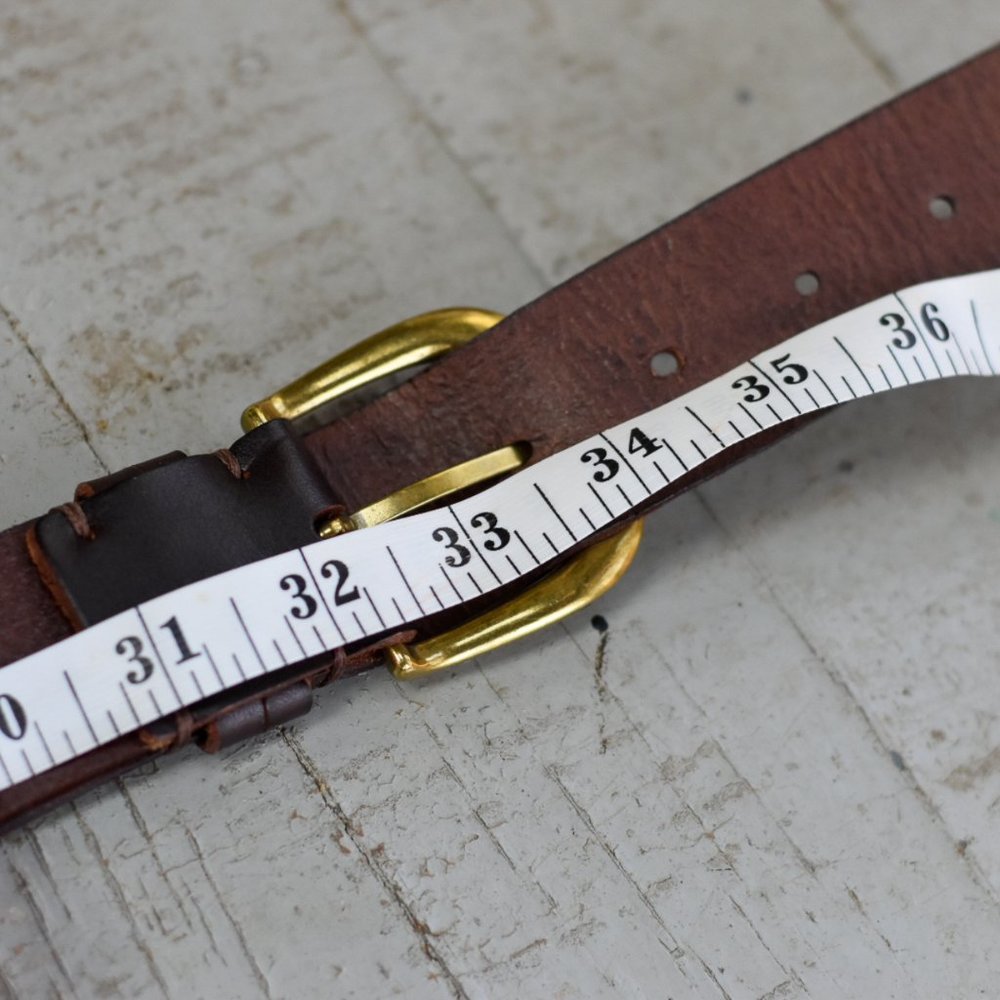 Urban Outfitters Brown Leather Double-Clasp Belt - Gem